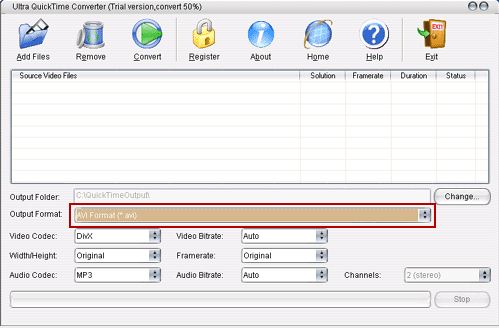 How to convert M4V file, such as m4v to DivX/ Xvid/ VCD step by step?