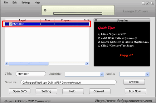 How to play DVD on PSP and watch DVD movie on PSP step by step?